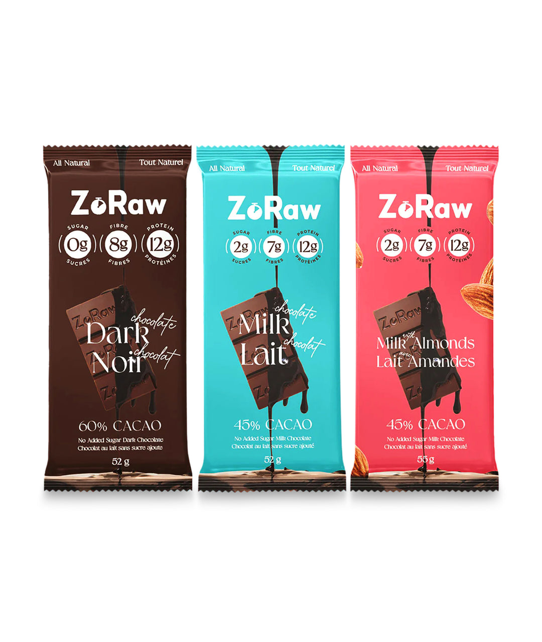 Buy Zoraw Chocolate Bars | FreshMTL – Low-Carb, Little to No Sugar